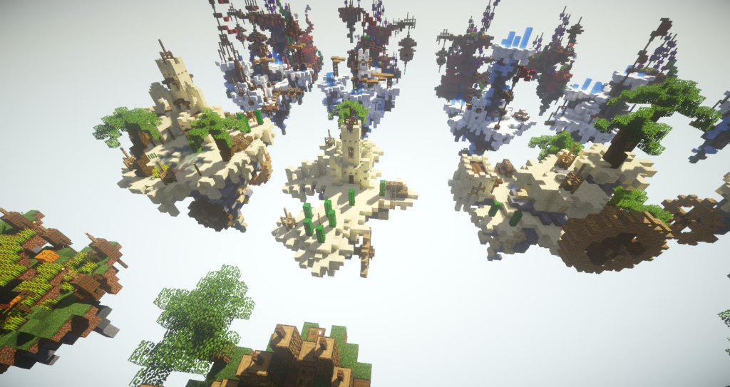 Skyblock islands Top quality by MrAniman2 for your Minecraft server.