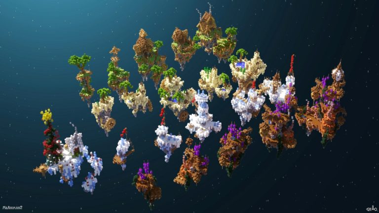 Skyblock islands Top quality by MrAniman2 for your Minecraft server.